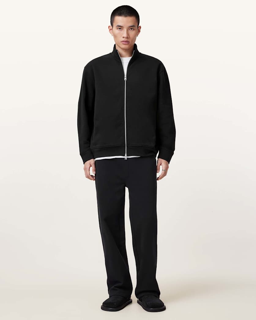 Carson Track Jacket Washed Black | ALLSAINTS
